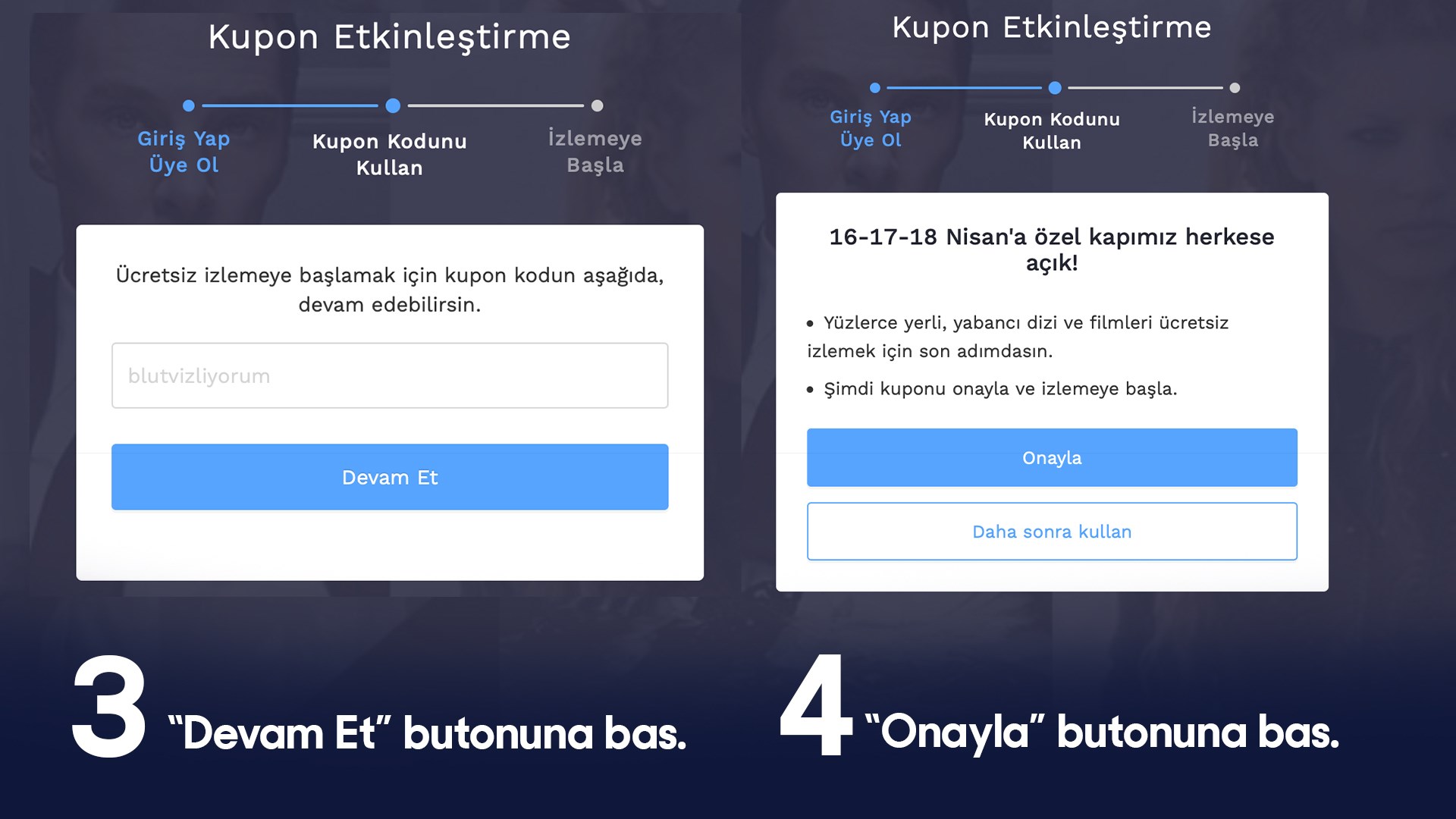 BluTV önümüzdeki 3 gün boyunca ücretsiz olarak hizmet verecek ... BluTV önümüzdeki 3 gün boyunca ücretsiz olarak hizmet verecek ...